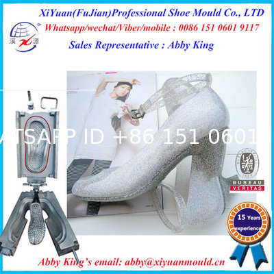 Classic Pvc Jelly Lady Shoe Moulds, shoes moulds Making Pvc Sandals, PVC crystal molds