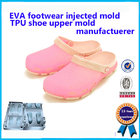 Transparent and comforatable Injection indoor PVC no air blown lady crystal shoe moulds